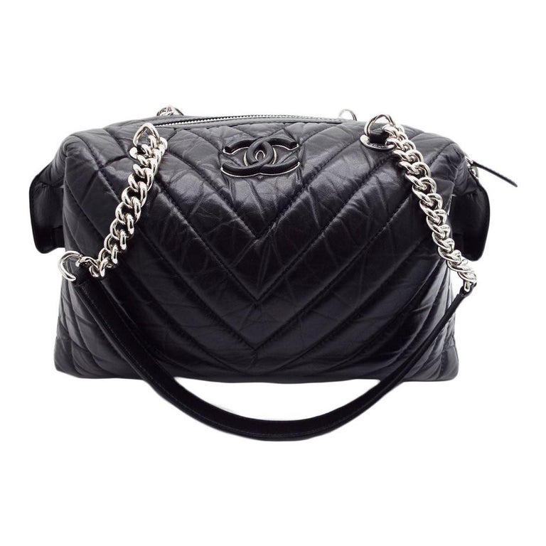 WOMENS DESIGNER Chanel Large Soft Bowling Bag For Sale at 1stDibs