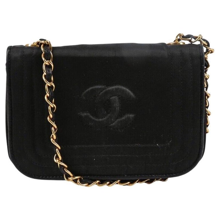 Womens Designer CHANEL VINTAGE CC SATIN MINI CROSSBODY BAG For Sale at ...