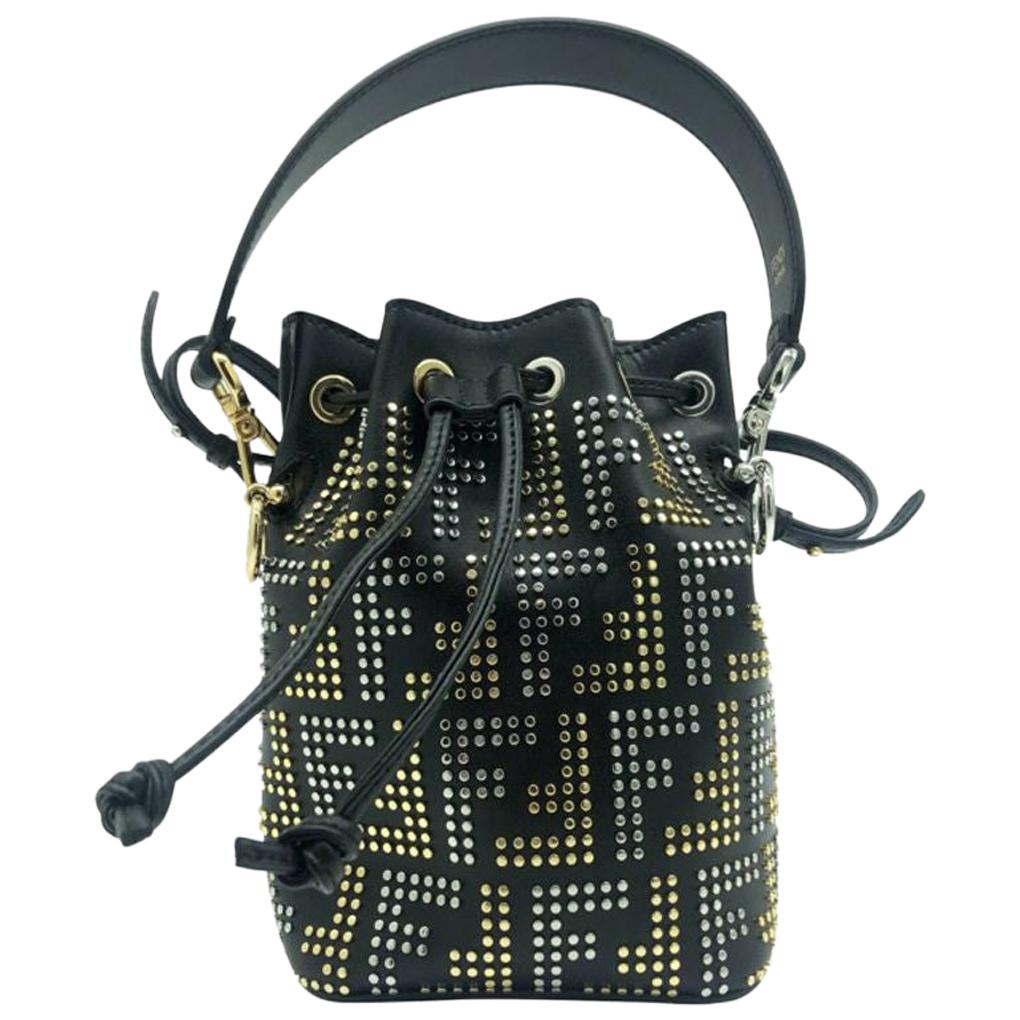 Womens Designer FENDI Mini Mon Tresor Bucket Bag For Sale at 1stDibs