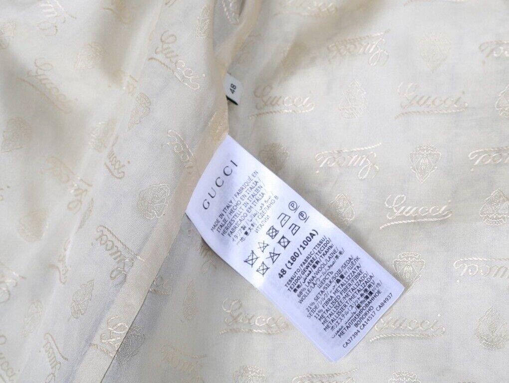 Womens Designer GUCCI GG BUTTONED FLARED JACKET For Sale at 1stDibs ...