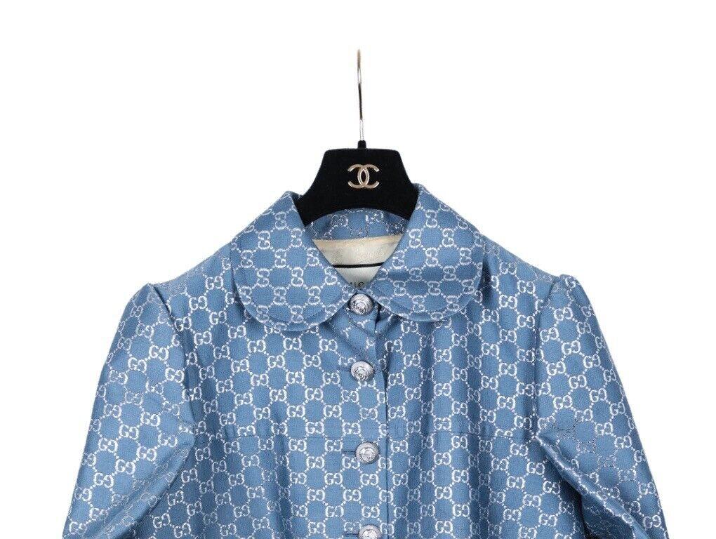 Womens Designer GUCCI GG BUTTONED FLARED JACKET For Sale at 1stDibs ...