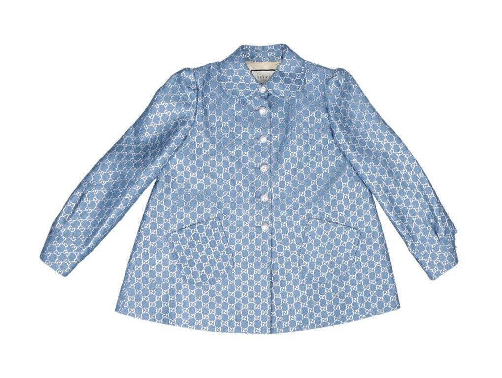 Womens Designer GUCCI GG BUTTONED FLARED JACKET For Sale at 1stDibs ...