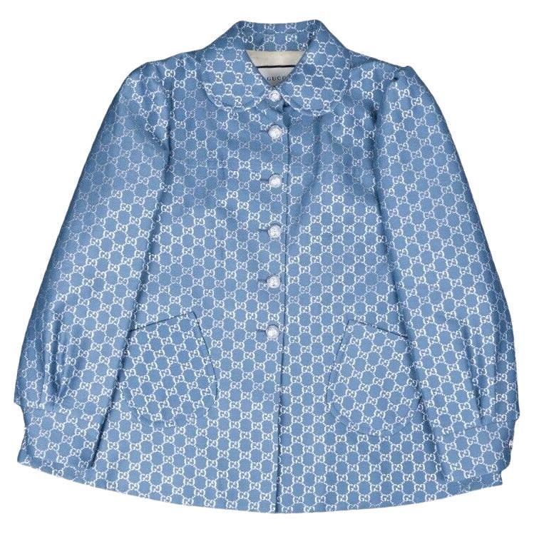 Womens Designer GUCCI GG BUTTONED FLARED JACKET For Sale at 1stDibs ...