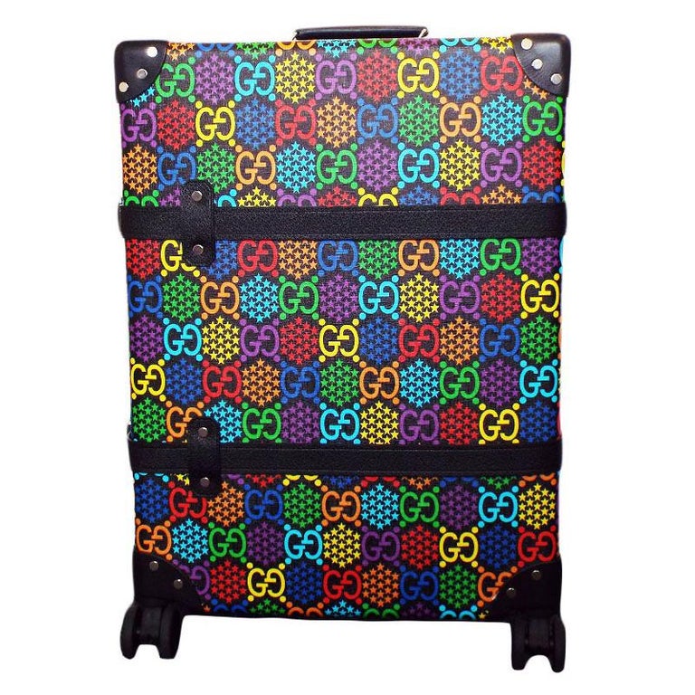 WOMENS DESIGNER Gucci GG Psychedelic Medium Suitcase For Sale at 1stDibs