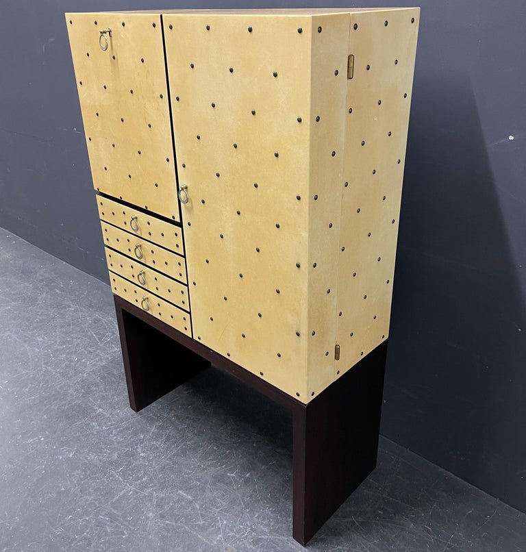 Wonderful Aldo Tura Bar Cabinet at 1stDibs