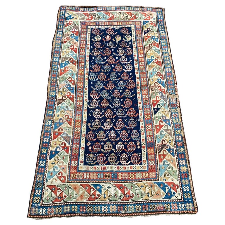 Wonderful Antique Caucasian Kazak Rug For Sale at 1stDibs | kazak dun