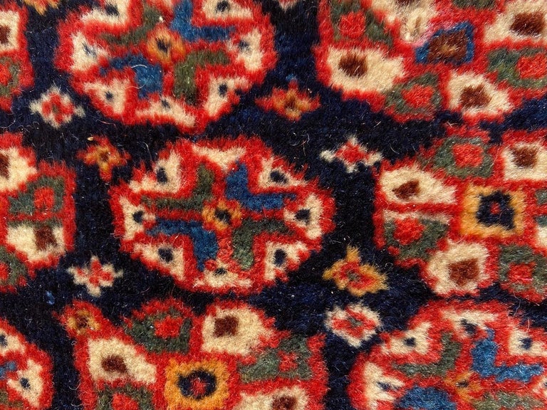 Wonderful Antique Tribal Ghashghai Bag Face Rug For Sale at 1stDibs