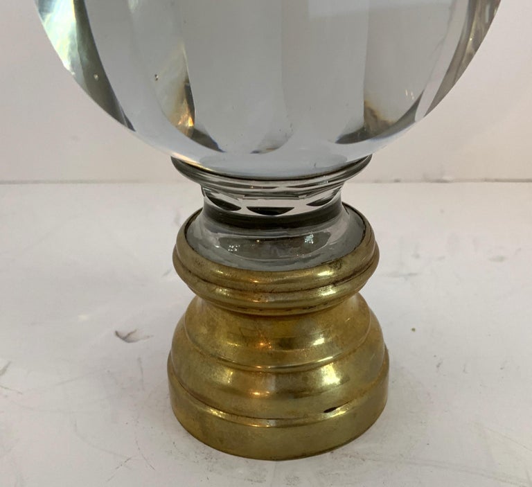 Wonderful Bronze and Crystal Panel Banister Newel Post Railing Finial ...