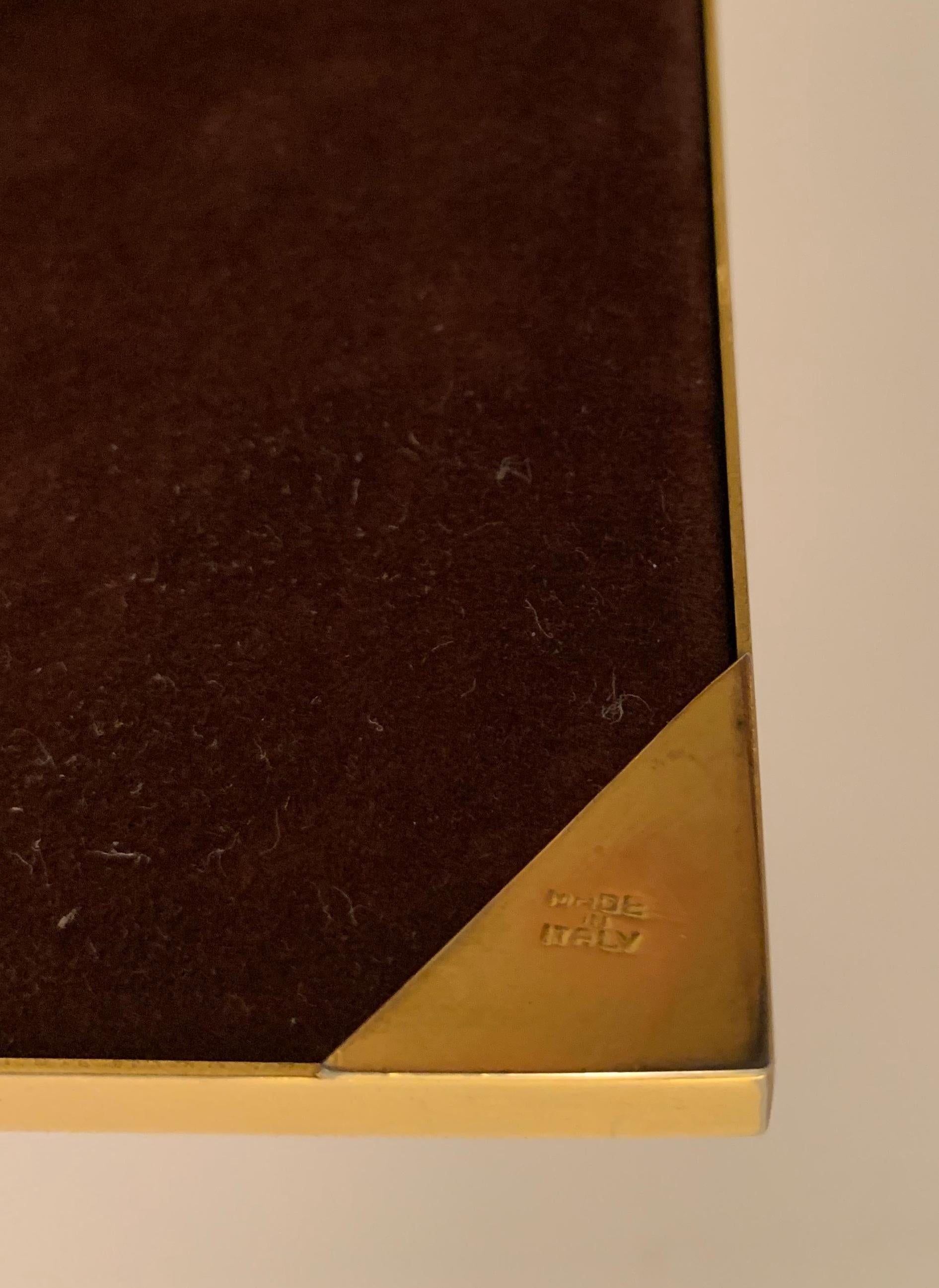 Wonderful Cartier Square Brass Snake Skin Picture Frame Made in Italy ...