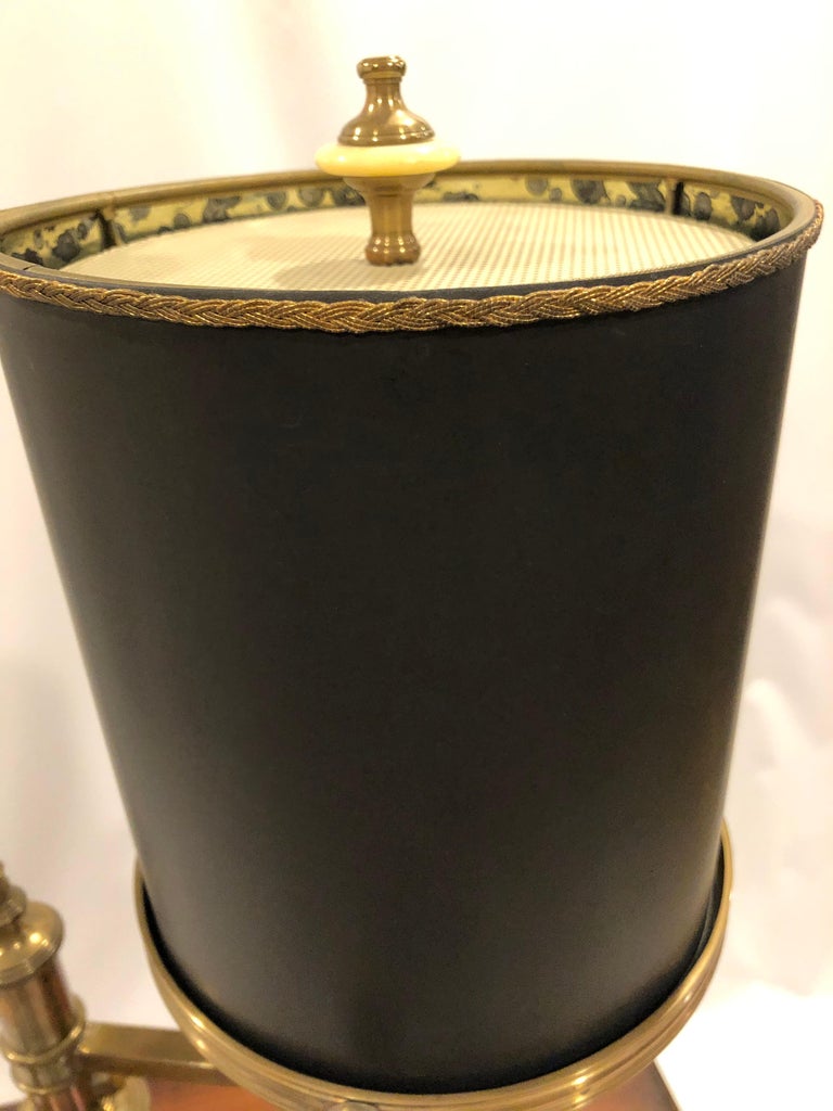 Wonderful Character Rich Brass and Painted Metal Chapman Desk or Table ...