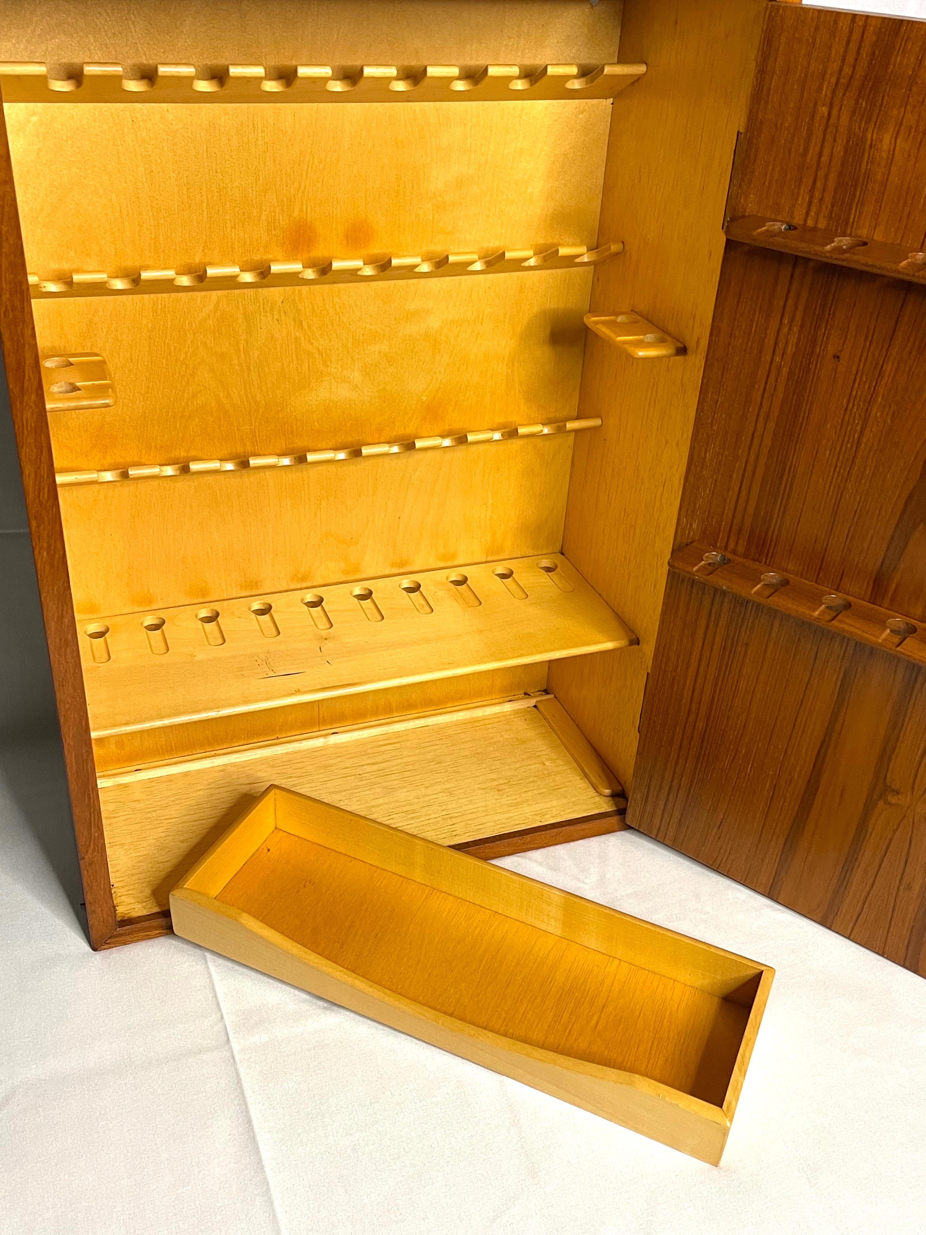 Wonderful Copenhagen Pipe-Dan Danish Modern 1960s Pipe Rack and Cabinet ...