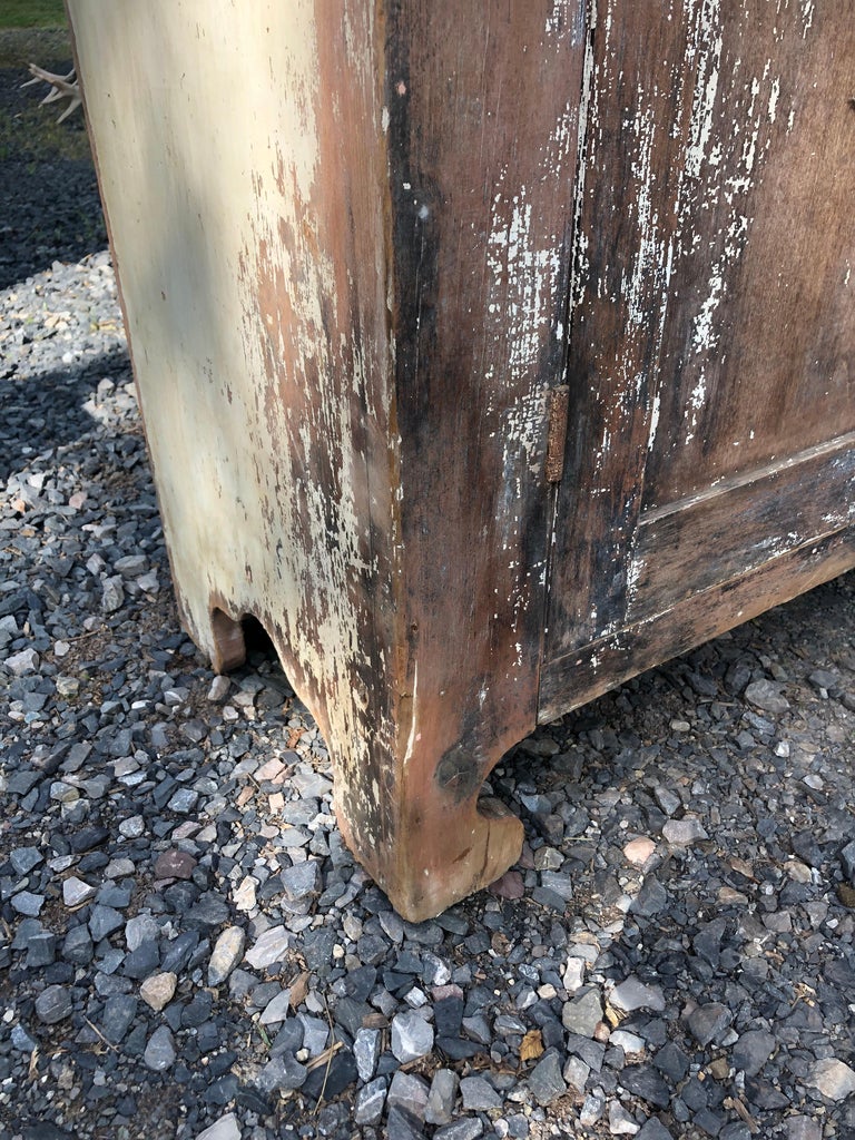 Wonderful Country Distressed Armoire Wardrobe at 1stDibs | distressed ...