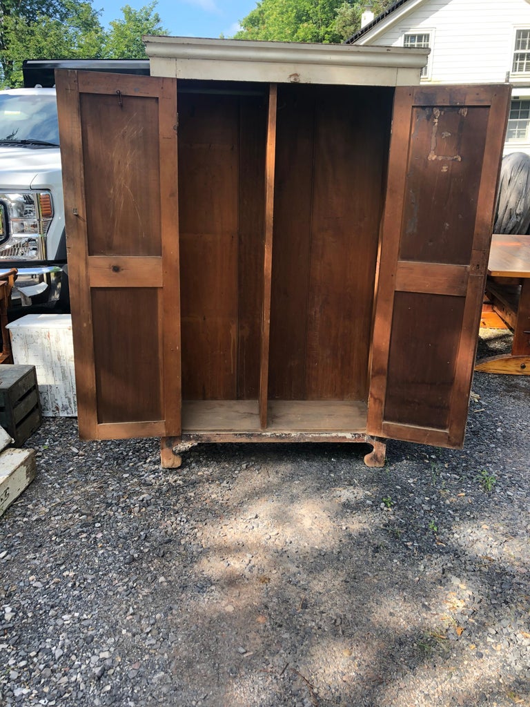 Wonderful Country Distressed Armoire Wardrobe at 1stDibs | distressed ...