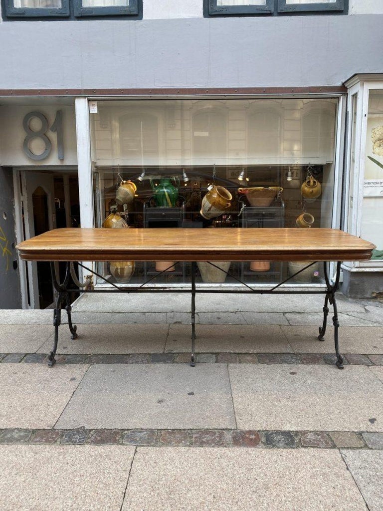 Wonderful Early 1900 Bistro Dining / Side Table at 1stDibs