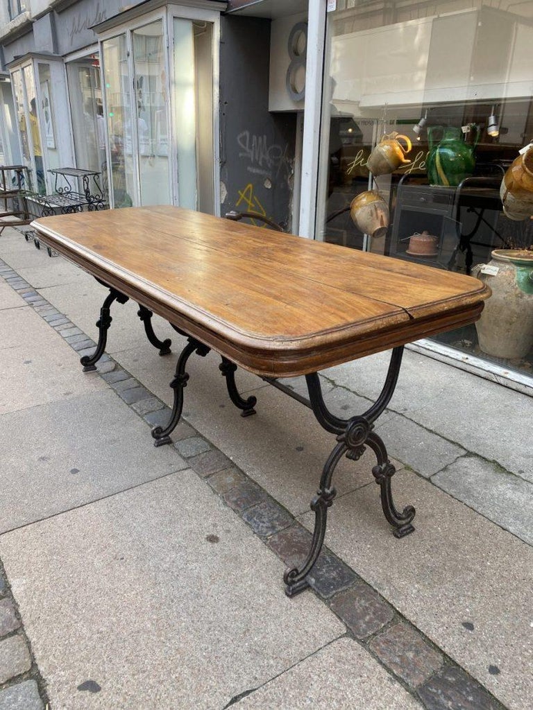 Wonderful Early 1900 Bistro Dining / Side Table at 1stDibs