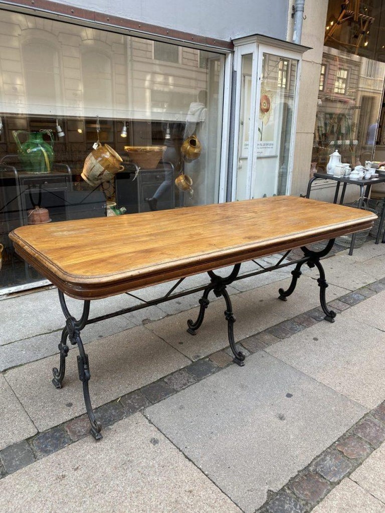 Wonderful Early 1900 Bistro Dining / Side Table at 1stDibs