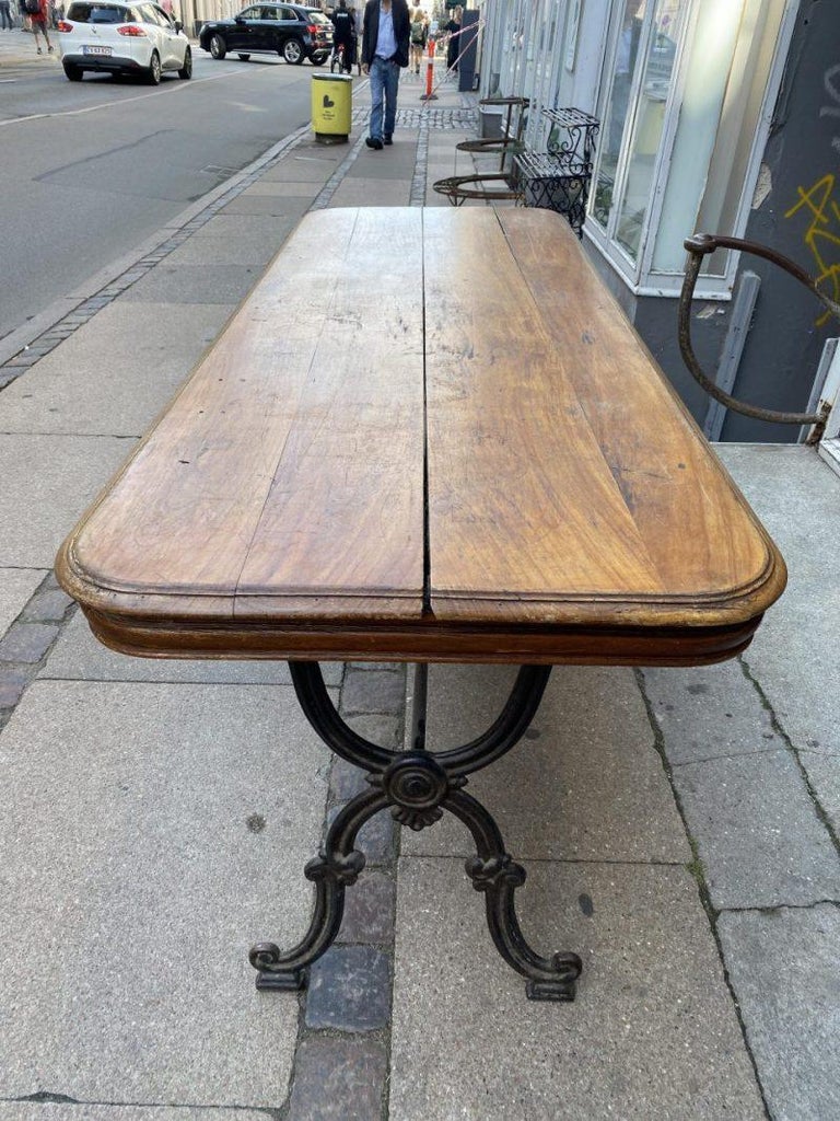 Wonderful Early 1900 Bistro Dining / Side Table at 1stDibs