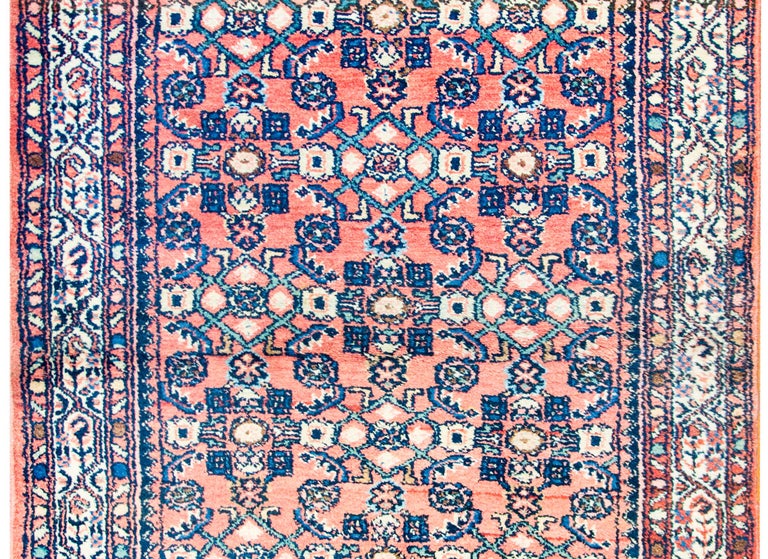 Wonderful Early 20th Century Herati Rug For Sale at 1stDibs