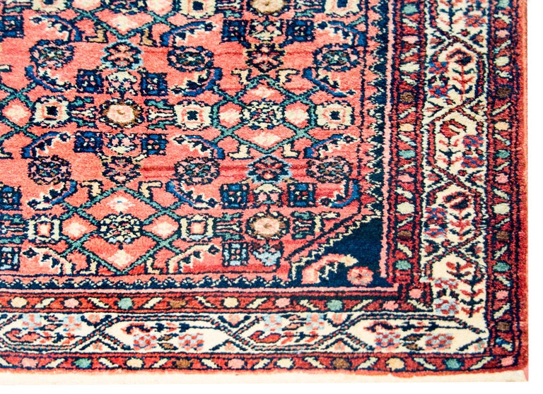 Wonderful Early 20th Century Herati Rug For Sale at 1stDibs