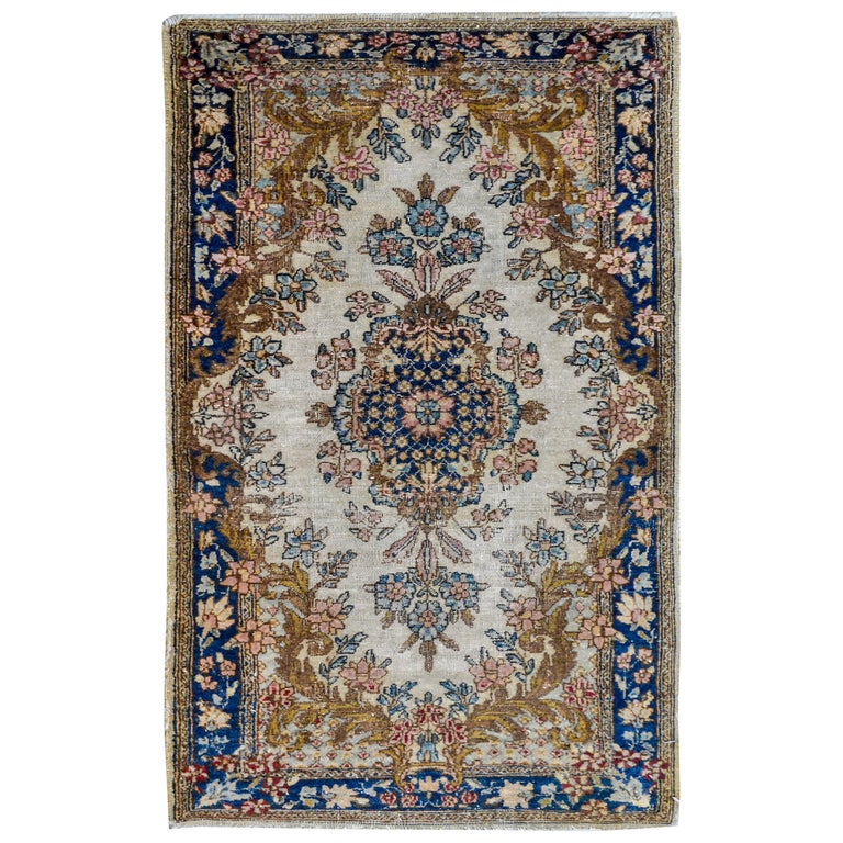 Wonderful Early 20th Century Kirman Rug For Sale at 1stDibs