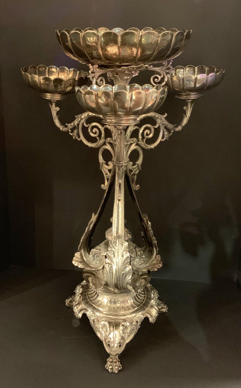 Wonderful English Silver Plated J. Lyons and Co Elkington Scalloped ...