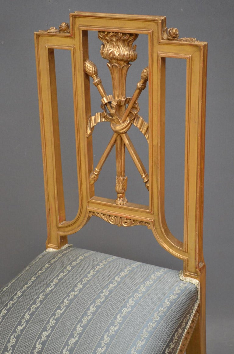 Wonderful French Gilt Chair, Side Chair at 1stDibs | sn3176
