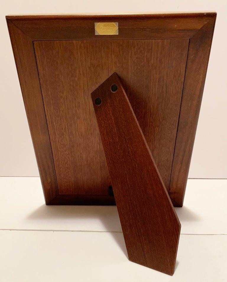 Wonderful Gucci Brass Snake Skin Picture Frame Made in Italy Wood Back ...