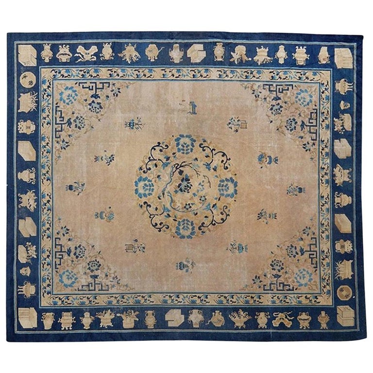 Wonderful Large Antique Chinese Rug at 1stDibs