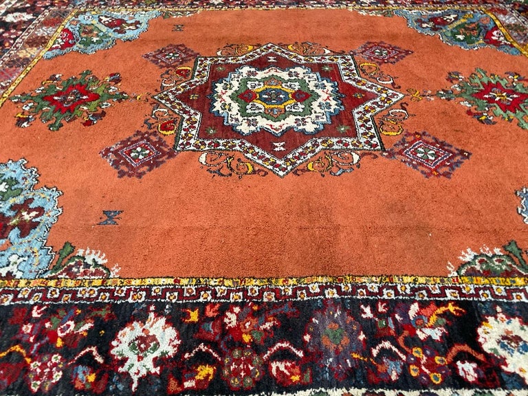 Wonderful Large Midcentury Moroccan Rug For Sale at 1stDibs