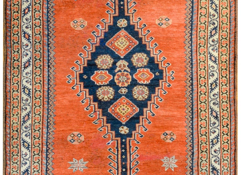 Wonderful Late 19th Century Antique Azari Rug For Sale at 1stDibs