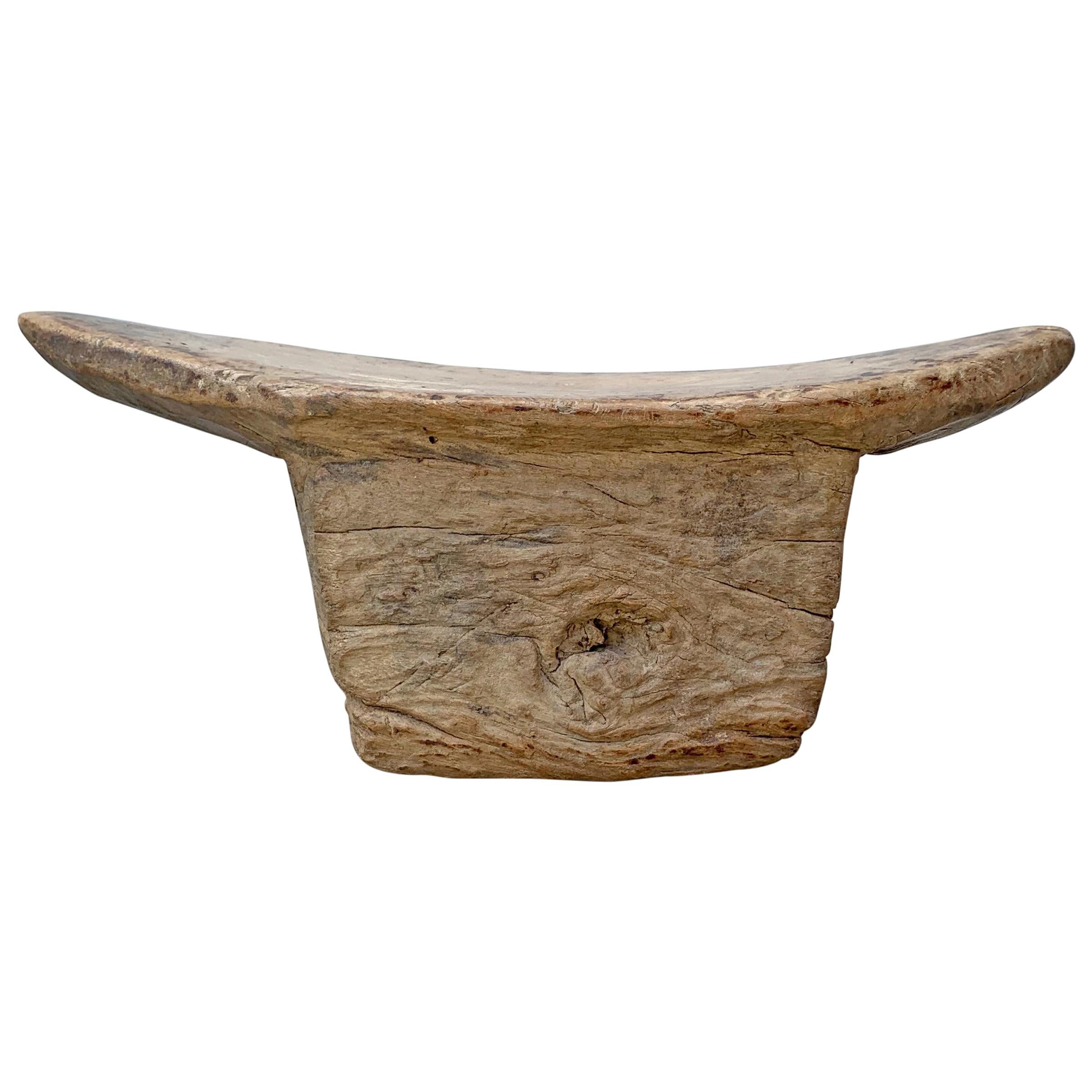 Wooden Ethiopian Headrest For Sale at 1stDibs