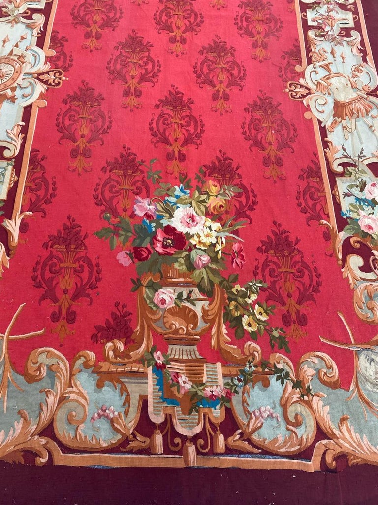 Wonderful Luxurious Antique Napoleon the Third Aubusson Tapestry Runner ...