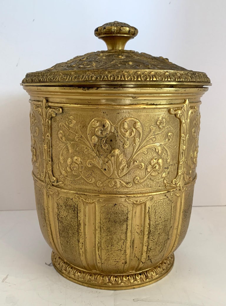 Wonderful Marshall Field and Company Bronze Lidded Champagne Ice Bucket ...