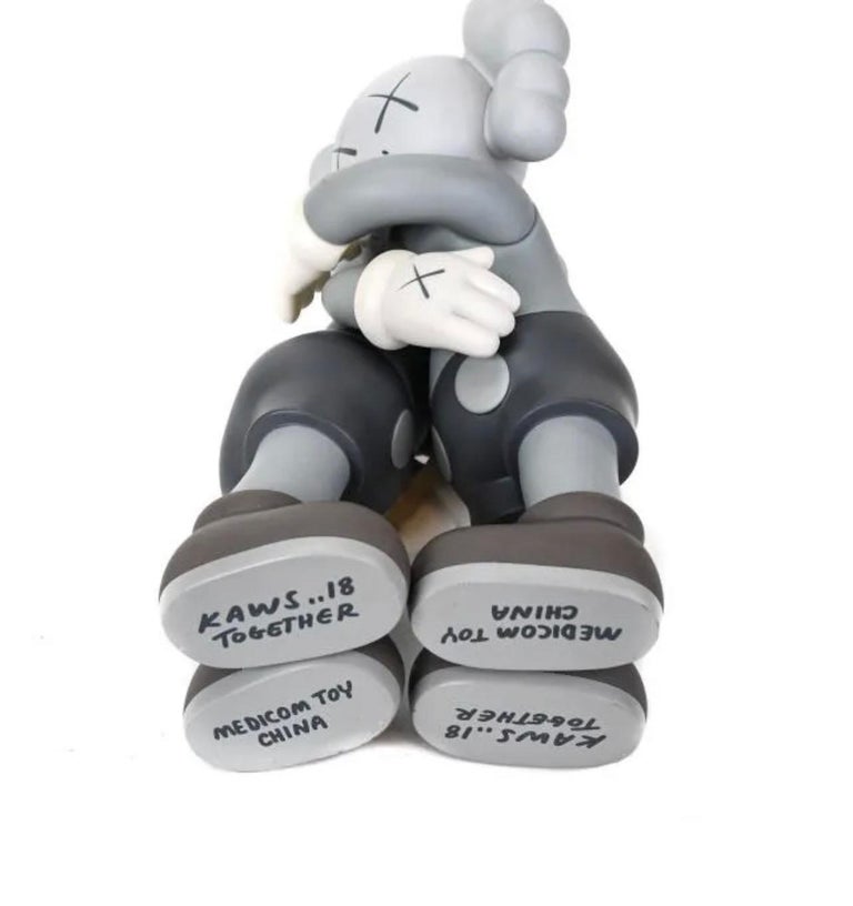 Wonderful Medicom Toy Kaws 18 Together Pair of Dolls For Sale at 1stDibs