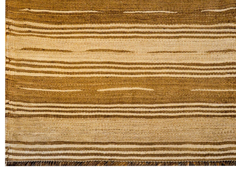 Wonderful Midcentury Shahsevan Kilim Rug For Sale at 1stDibs