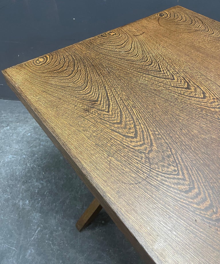 Wonderful Minimalistic Wenge Wood Table or Desk For Sale at 1stDibs