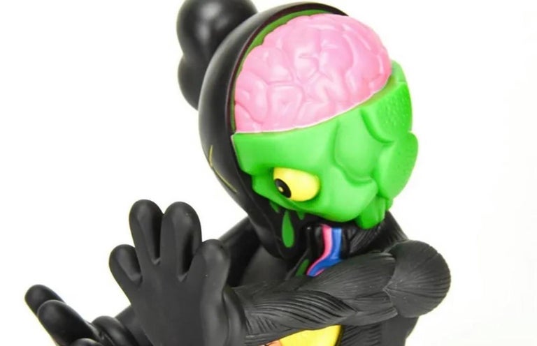 Wonderful Modern Kaws Seated Black Dissected Flayed Companion 2013 ...