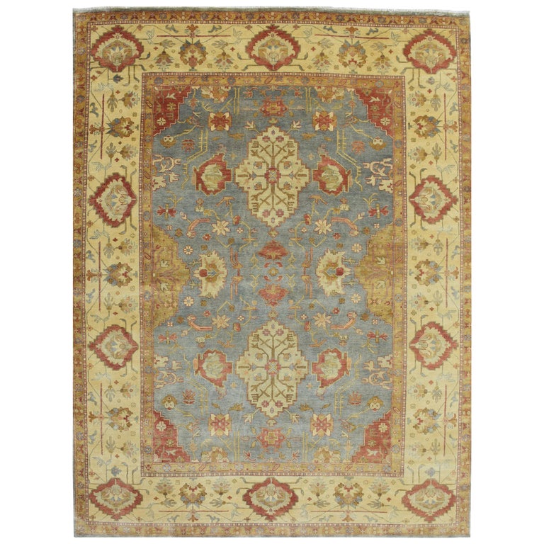 Wonderful New Oushak Design Indian Rug For Sale at 1stDibs