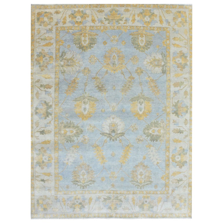 Wonderful New Oushak Design Indian Rug For Sale at 1stDibs