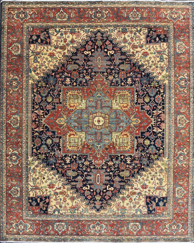 Wonderful New Persian Design Indian Fine Rug For Sale at 1stDibs