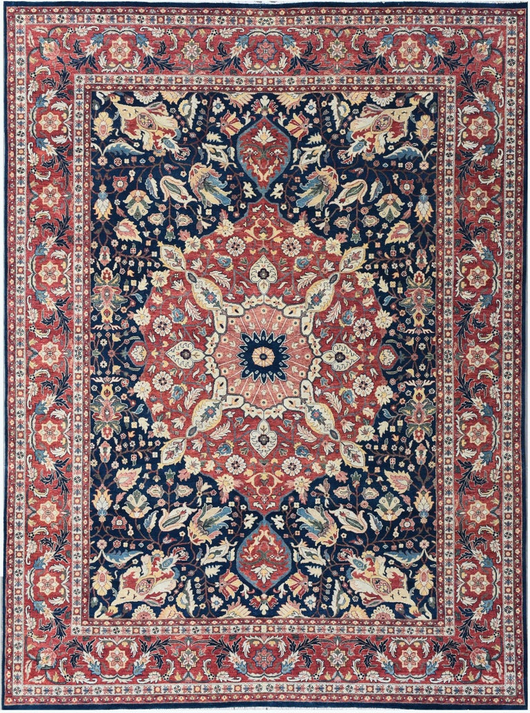 Wonderful New Persian Design Indian Rug For Sale at 1stDibs