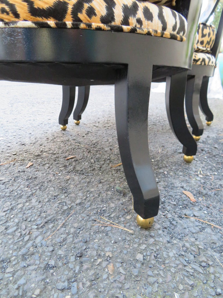 Wonderful Pair of Michael Taylor for Baker Spoon Back Neoclassical ...