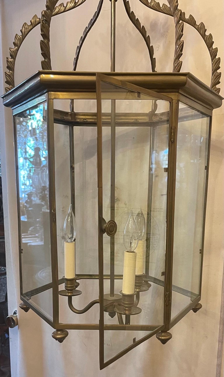 Wonderful Vaughan Lighting Bronze Regency Hall Large Lantern Light ...