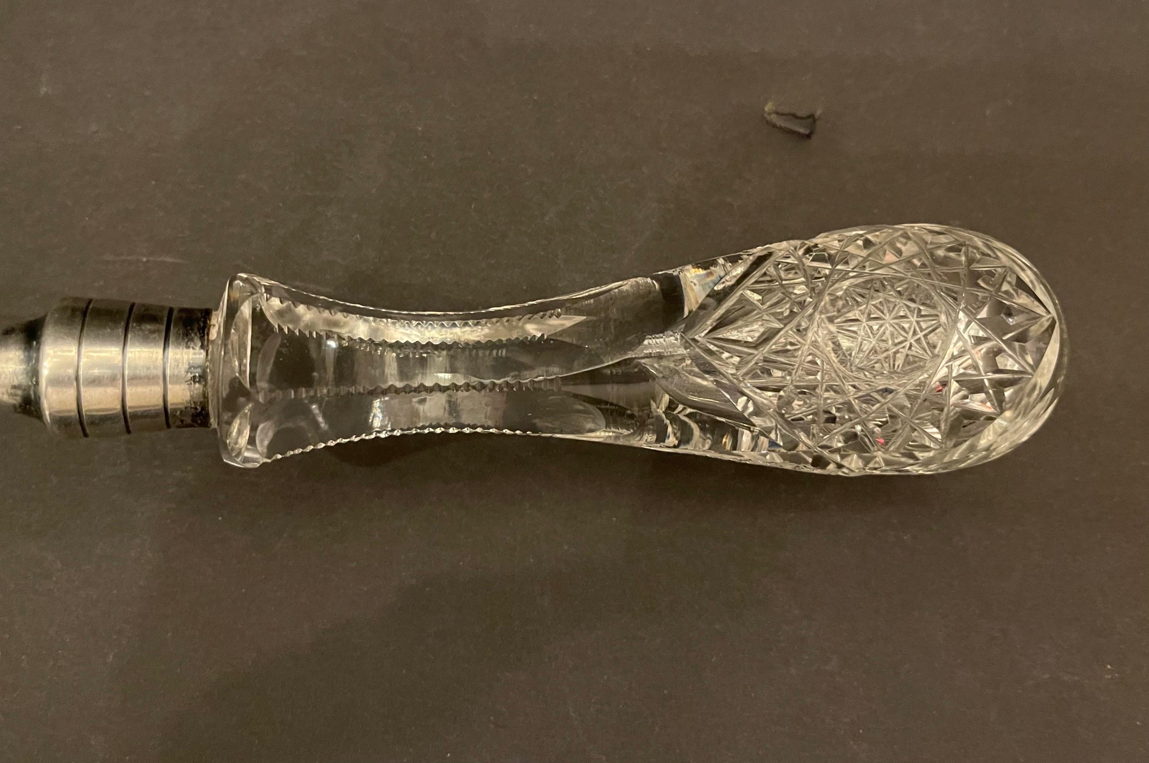 Wonderful Pairpoint Silver Plate Punch Ladle American Brilliant Crystal ...