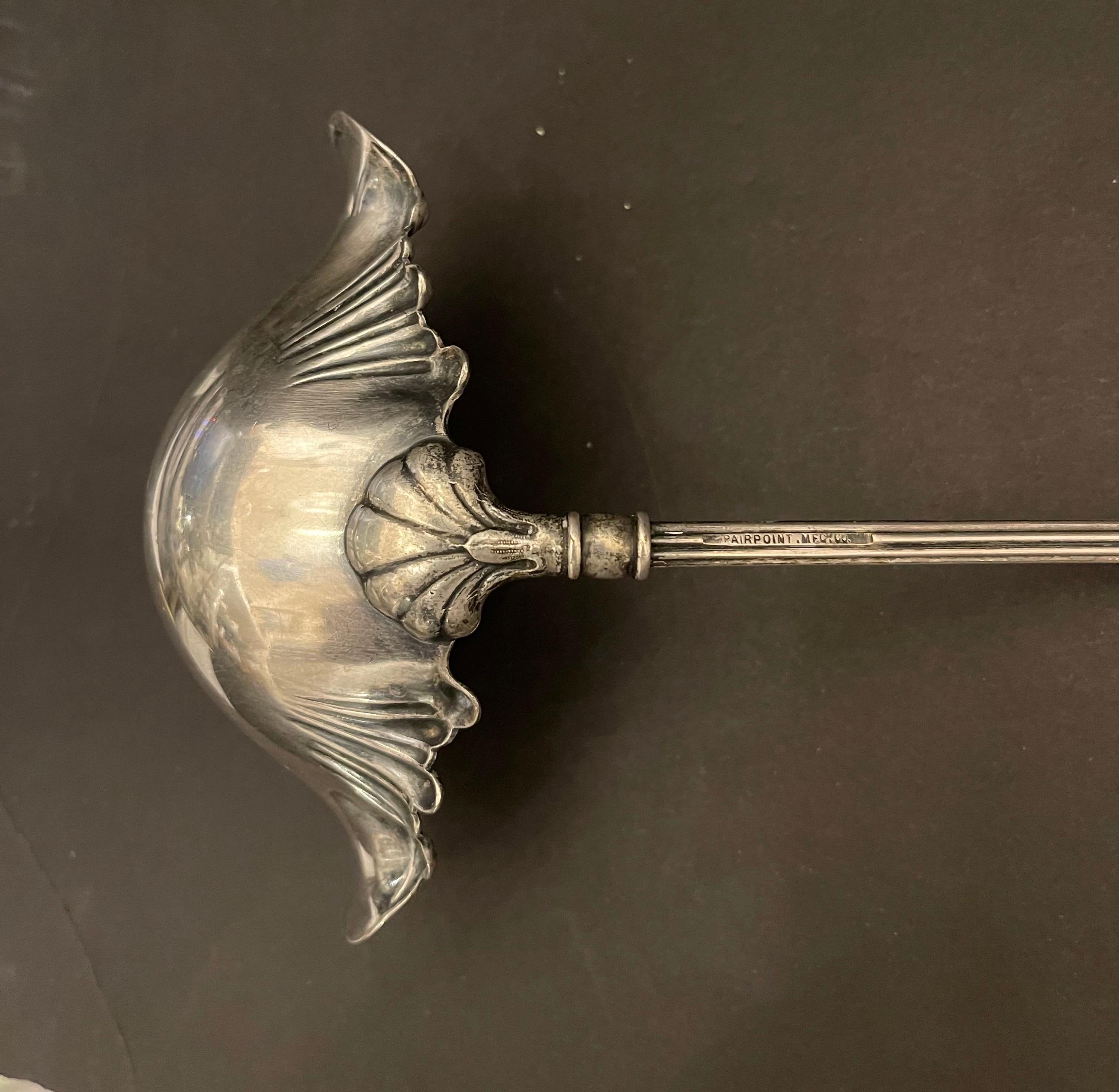 Wonderful Pairpoint Silver Plate Punch Ladle American Brilliant Crystal ...