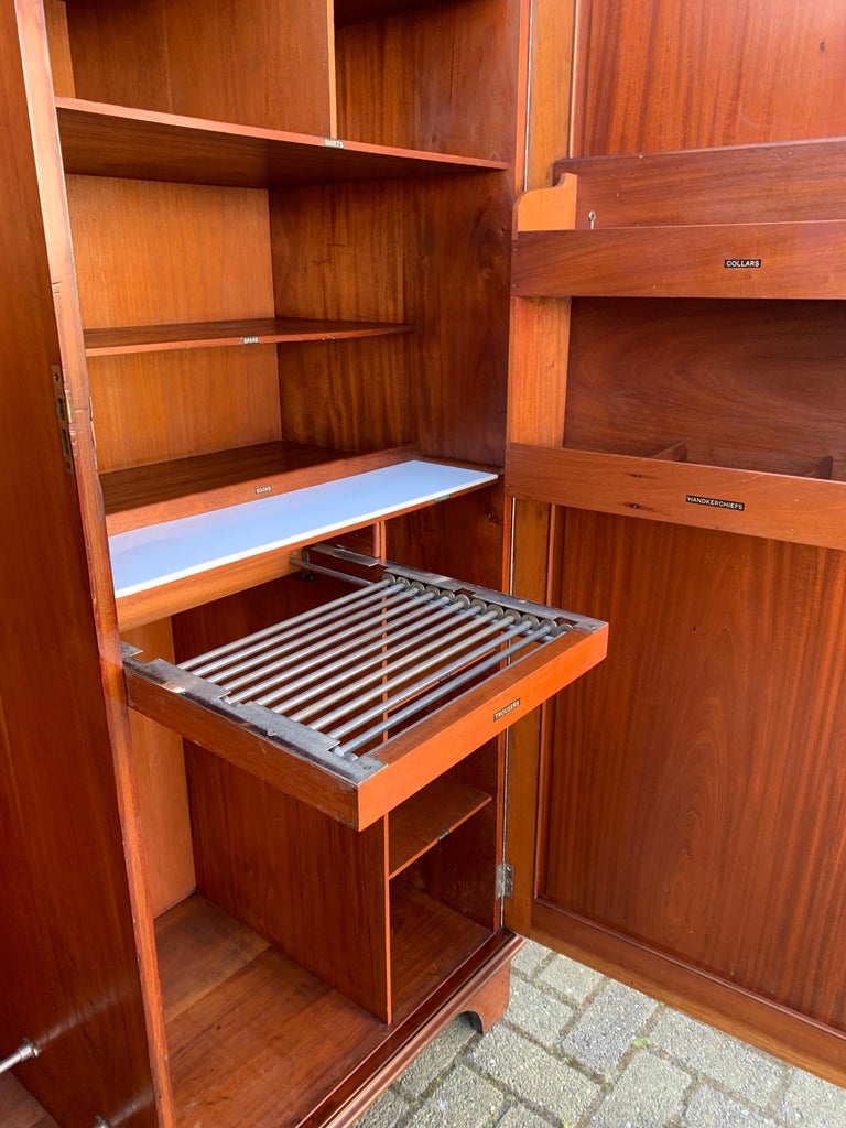 Wonderful and Practical Early 1900 English Mahogany Gentleman's ...