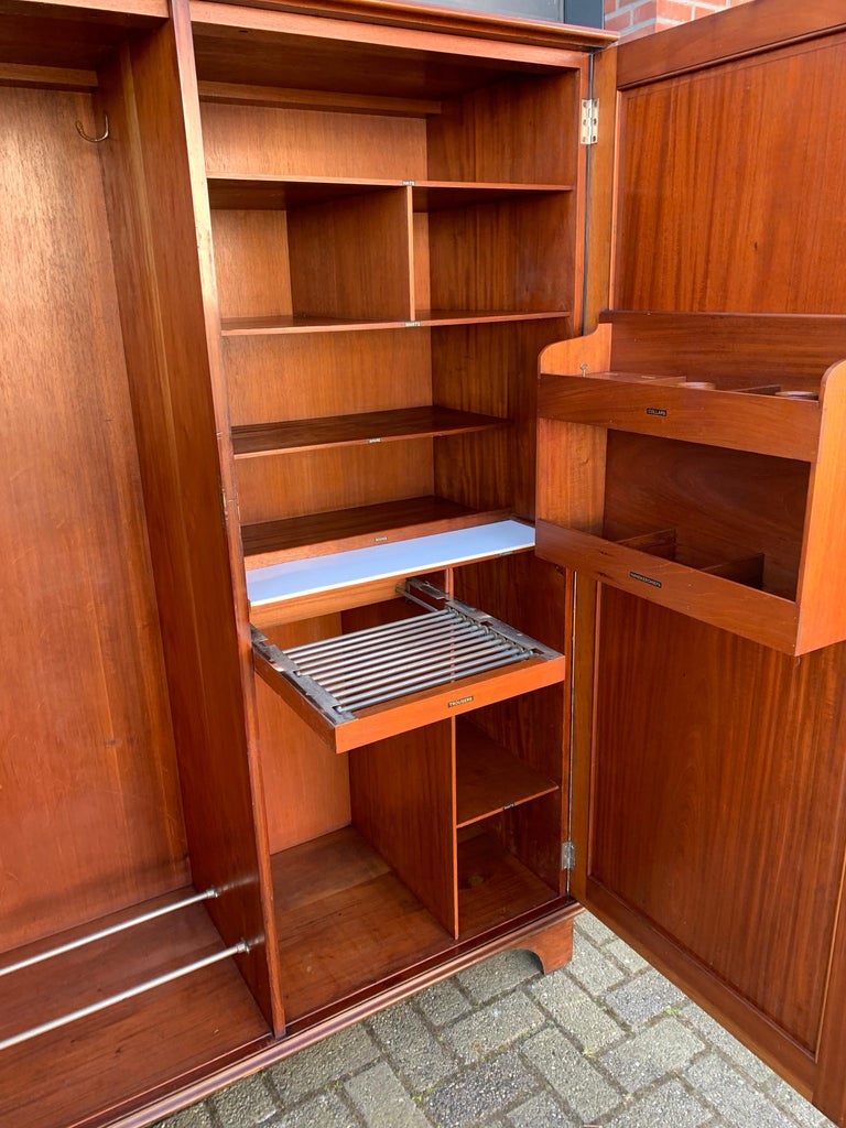 Wonderful and Practical Early 1900 English Mahogany Gentleman's ...