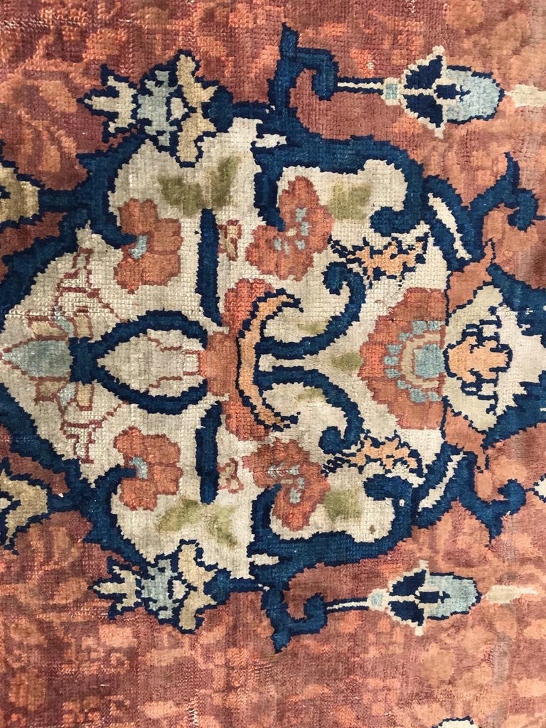 Wonderful Rare Antique Silk Tabriz Prayer Rug For Sale at 1stDibs