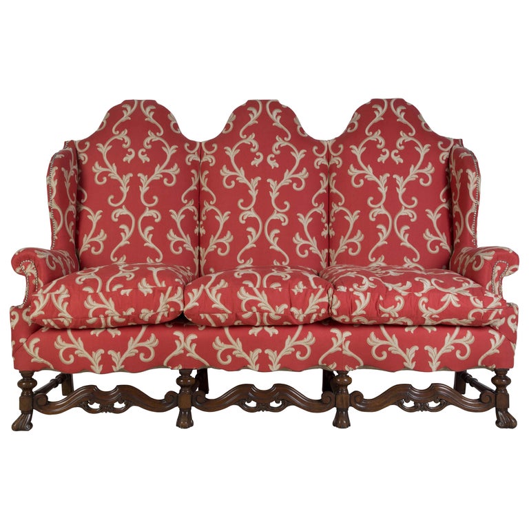 Wonderful Scale Carolean Sofa at 1stDibs
