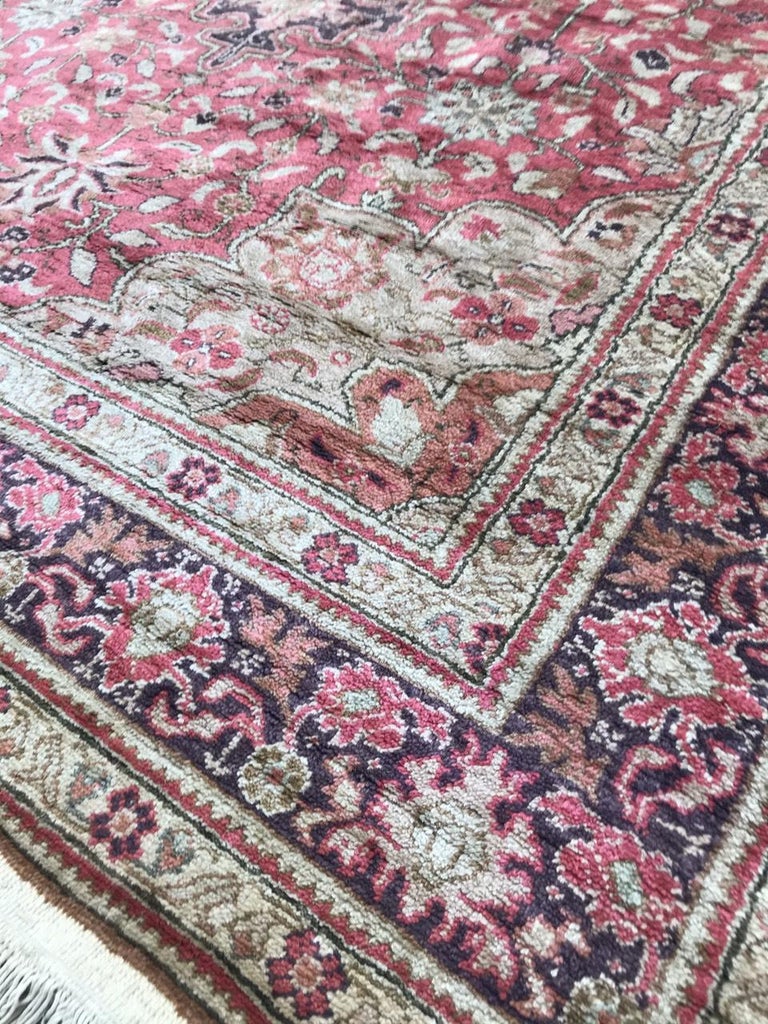 Wonderful Silk Turkish Kayseri Rug For Sale at 1stDibs